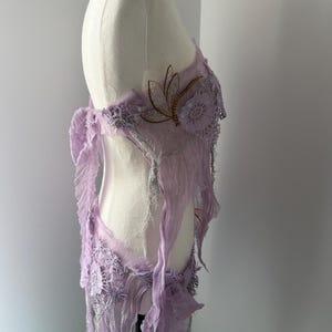 Beautiful Ethereal Outfit Fairy Tale Textile Art to Wear Top and Belt ...