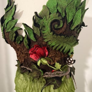 Beautiful Nuno Felted Woodland Goddess Embellished Bra Top. Fairytale ...