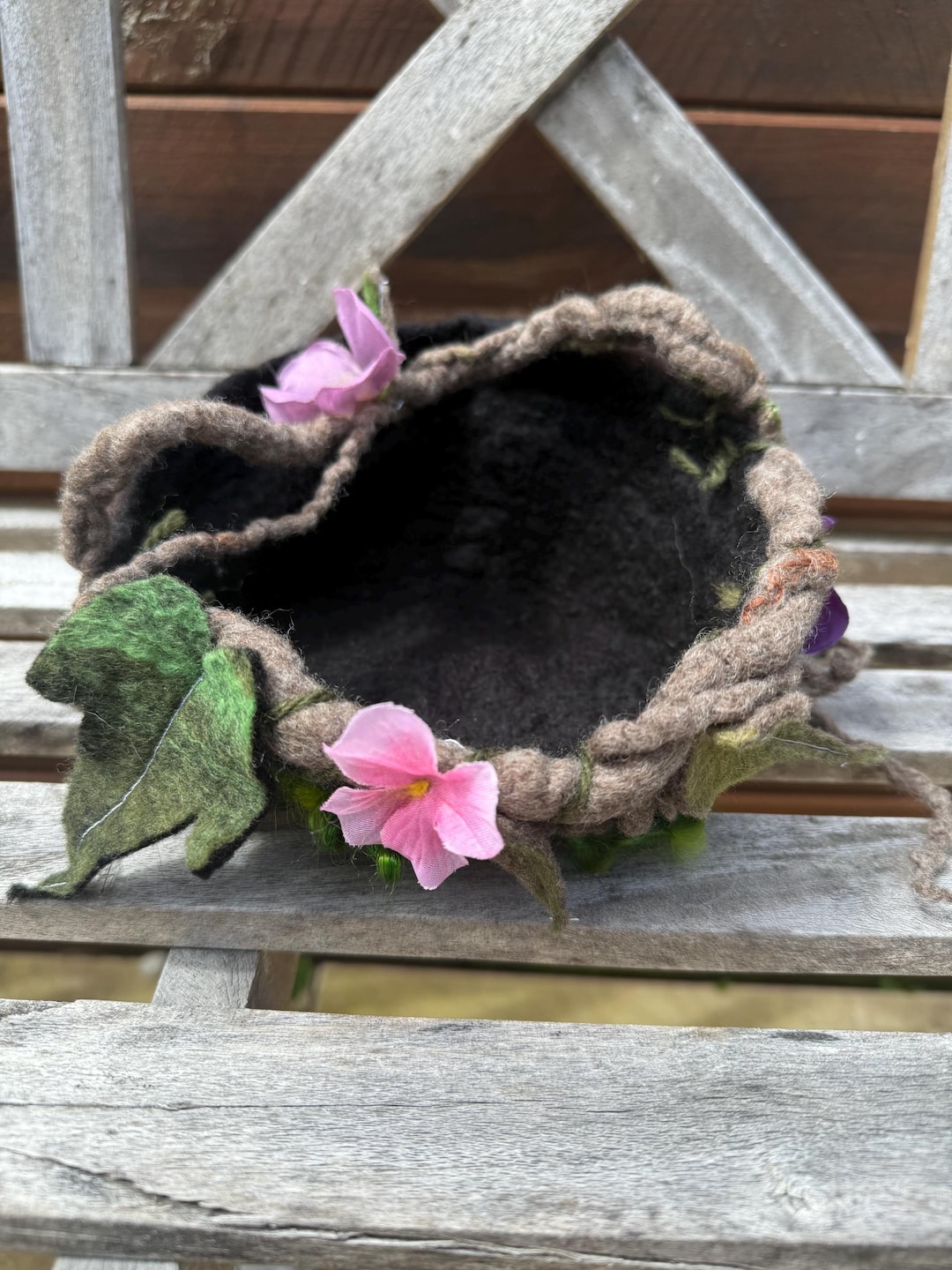 Beautiful Felted Bird Nest. Woodland Fairytale. Made by Myself With ...