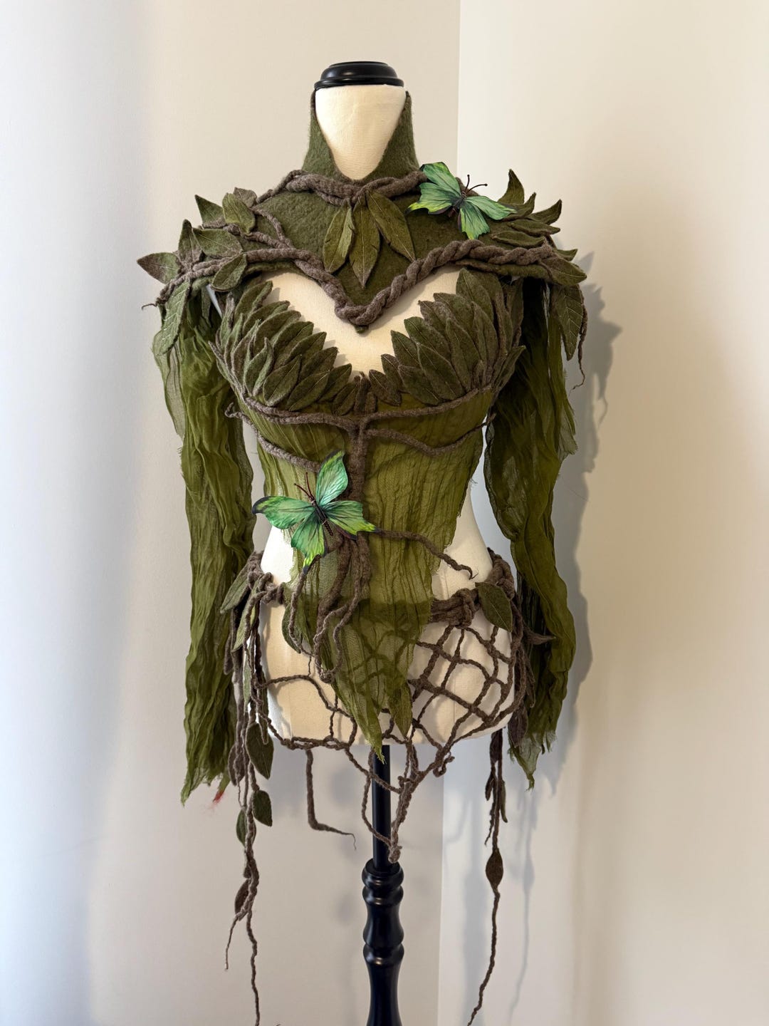 Forest Druid Armour! Custom Made to Order- Ethereal Felted Fae ...
