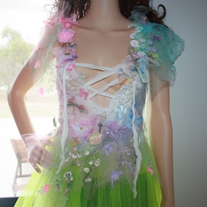 Beautiful Nuno Felted Fairy Top. Art Textured Top With Silk and Lace ...