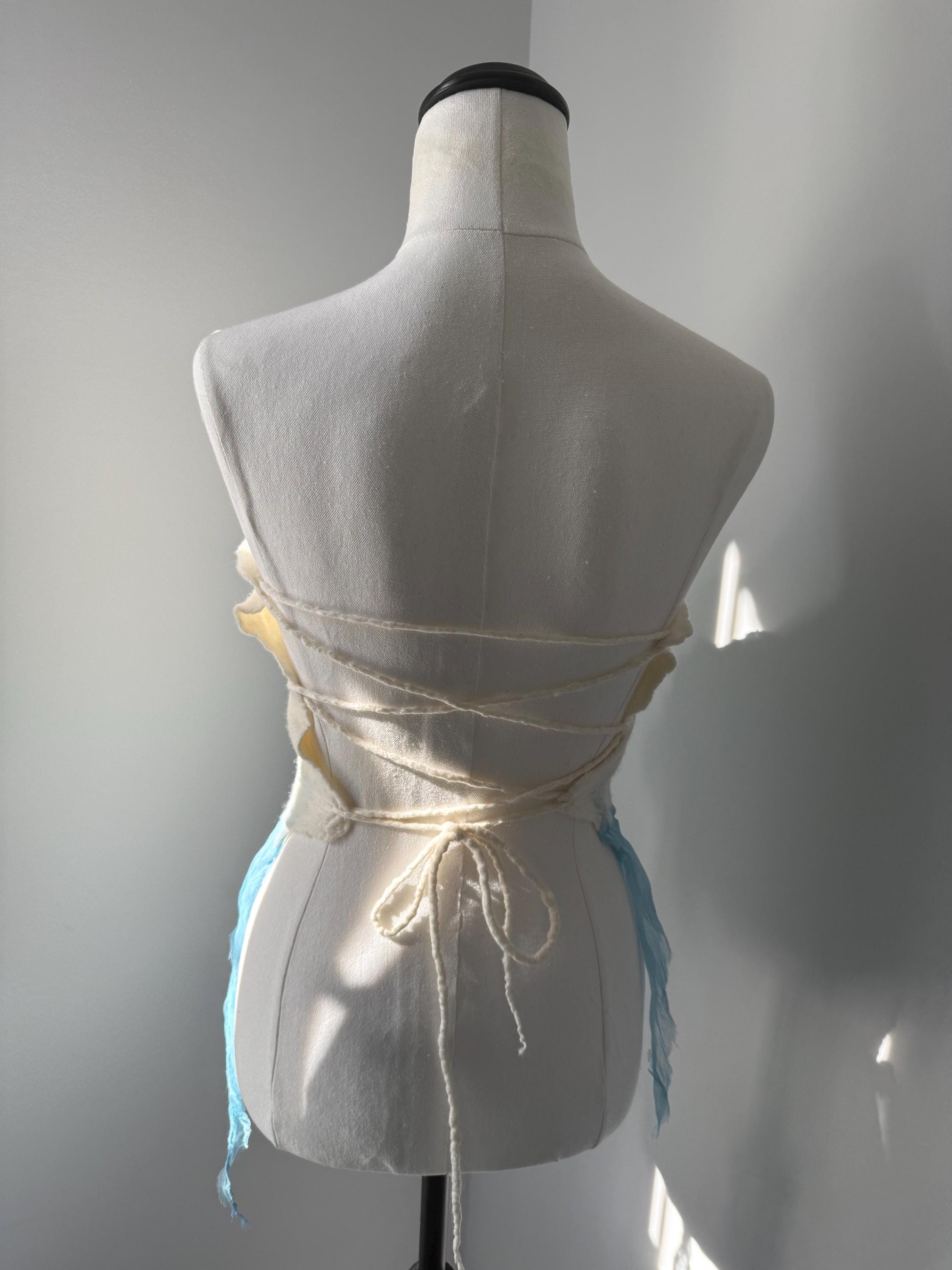 Beautiful Nuno Felted Mermaid Mer Fae Top. Felted. Very Soft Australian ...