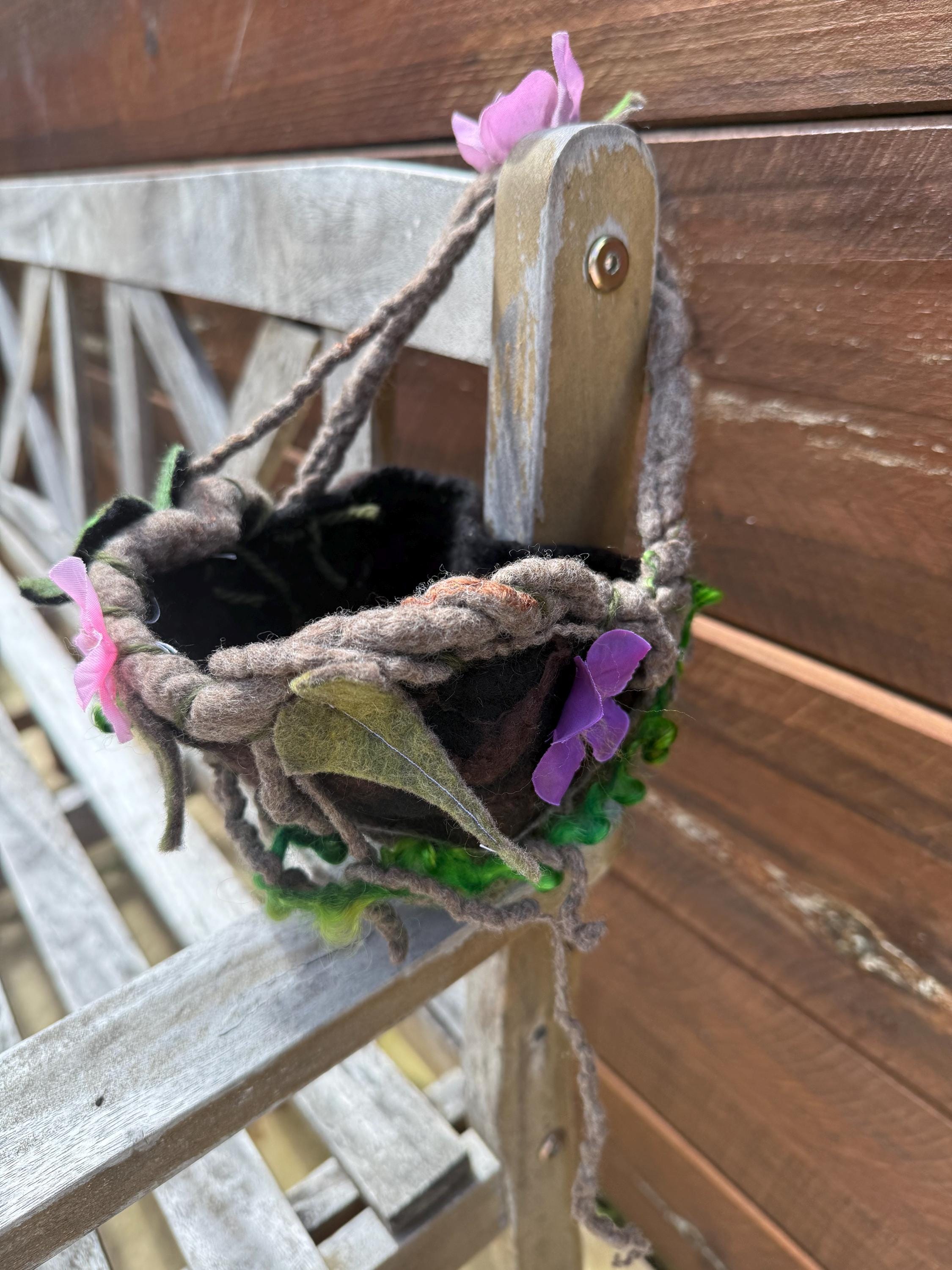 Beautiful Felted Bird Nest. Woodland Fairytale. Made by Myself With ...