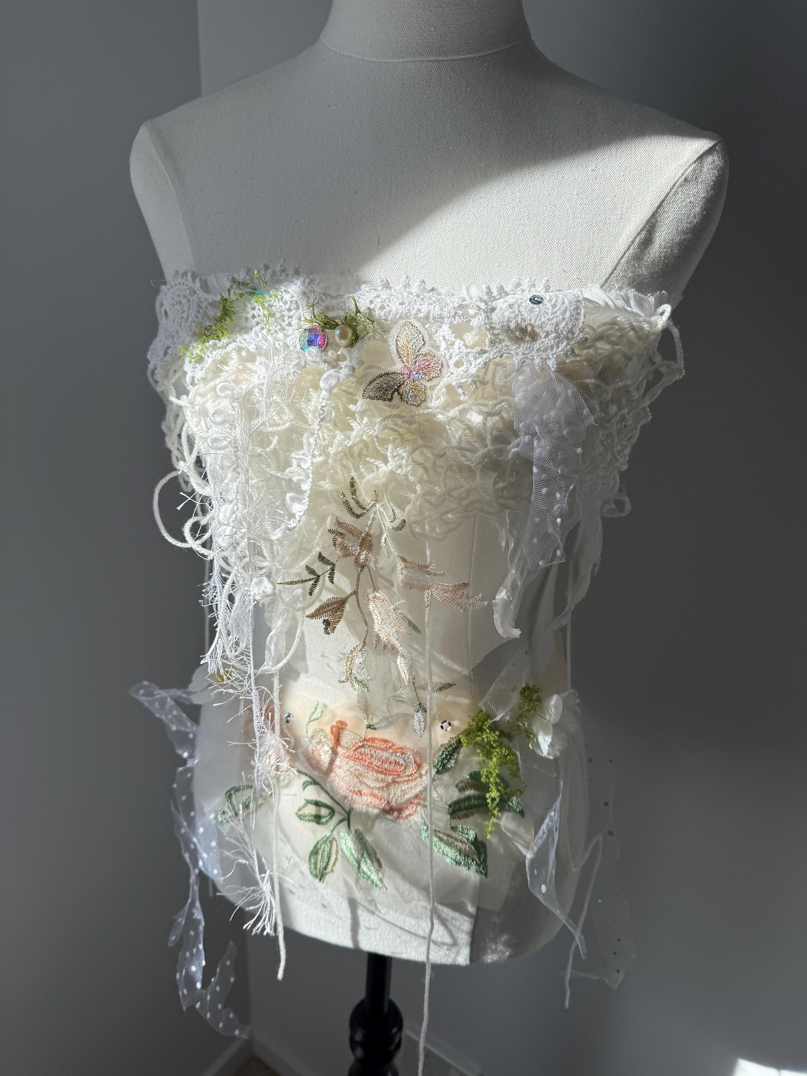 Patchwork Fairy Festival Ethereal Outfit! Textile Art to Wear Top and ...