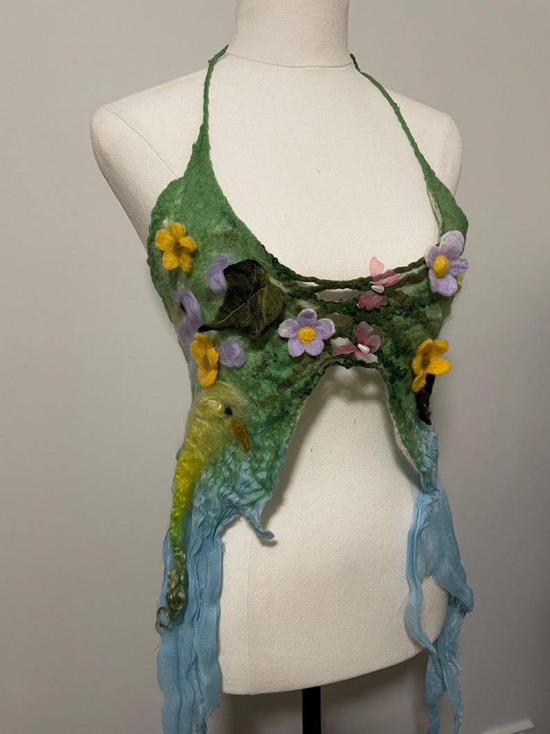 Beautiful Nuno Felted Fairy Tale Top. Woodland Fairy Top.made by Myself ...