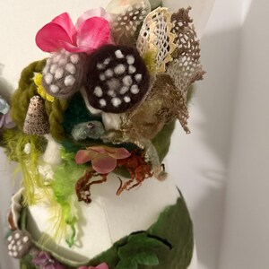 Ethereal Fungi Forest Fae Embellished Push up Bra Top Set Forest ...