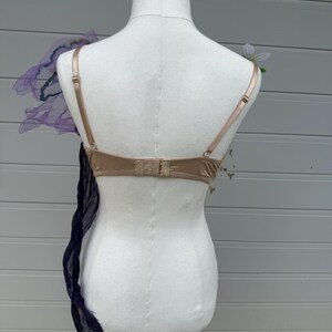 Ethereal Dragonfly Bird Fae Embellished Bra Top! Fairy Tale Textile Art ...