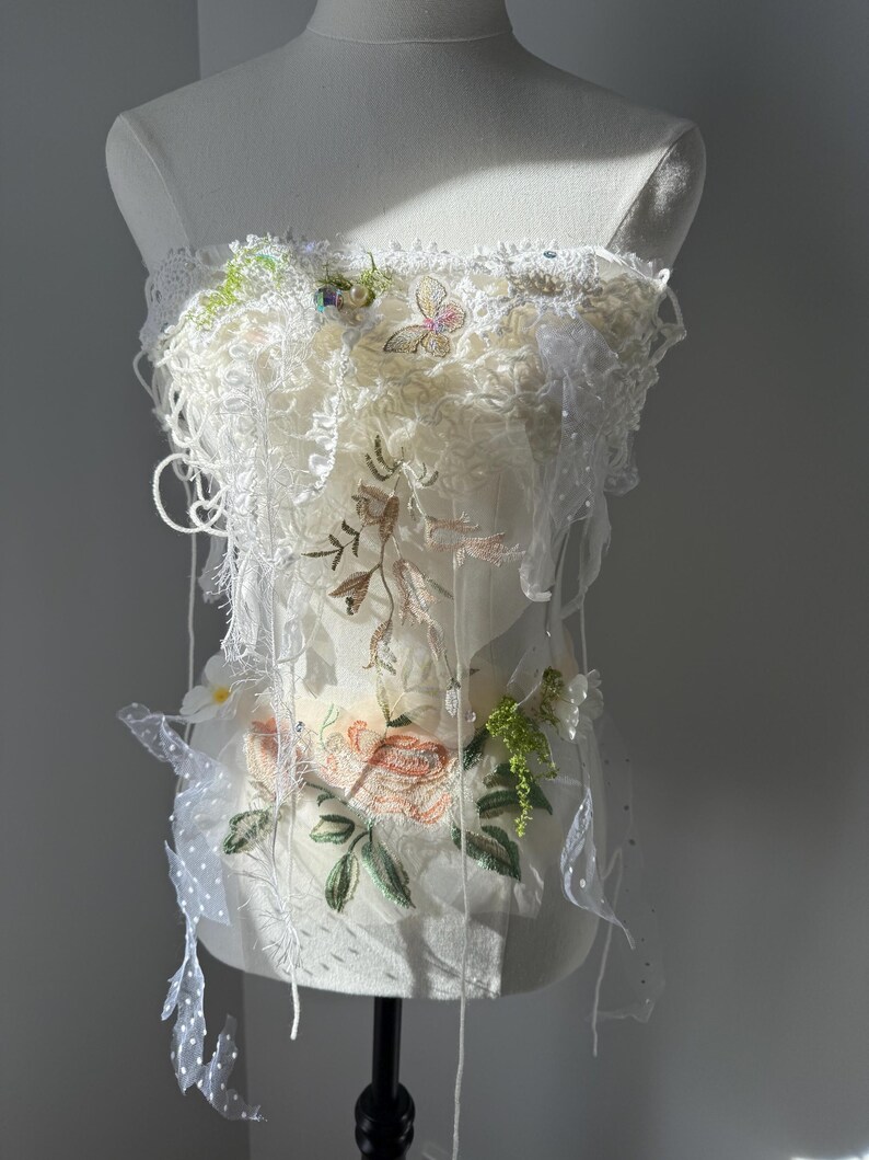 Patchwork Fairy Festival Ethereal Outfit! Textile Art to Wear Top and ...