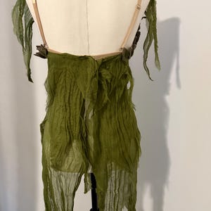 Felted Ethereal Druid Forest Fae Leafy Embellished Push up Bra Dress ...