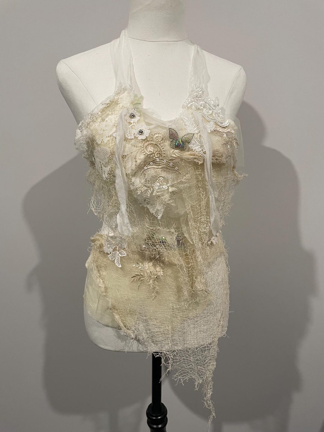 Beautiful Ethereal Outfit Fairy Tale Textile Art to Wear Top and Belt ...