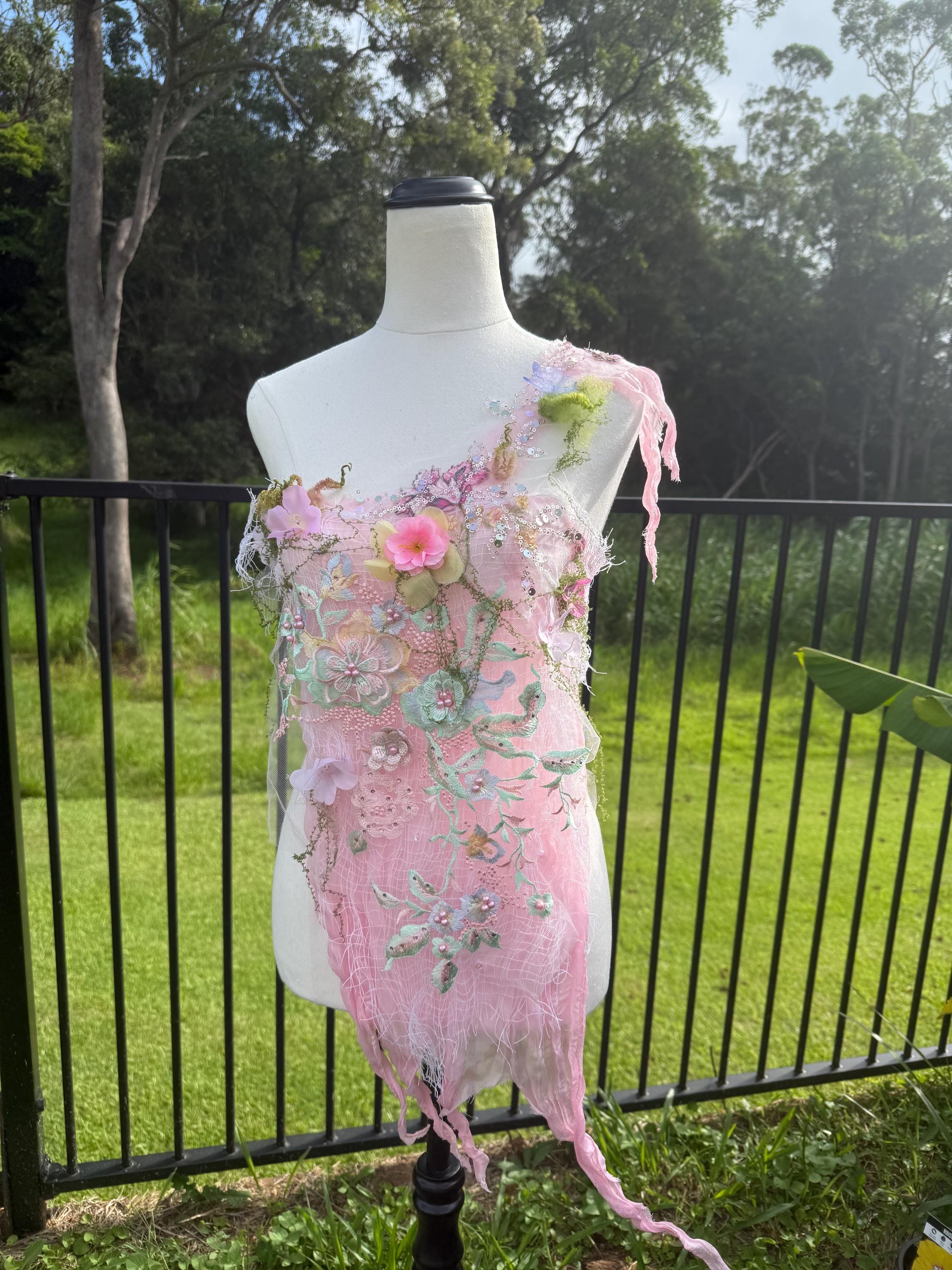 Ethereal Faerie Outfit Top. Tiny Butterflies Forest Nymph Fairy ...