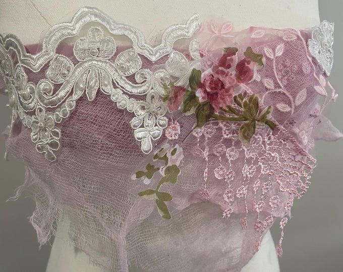 Beautiful Ethereal Top! Fairy Tale Textile Art to Wear Top. Small. Size ...