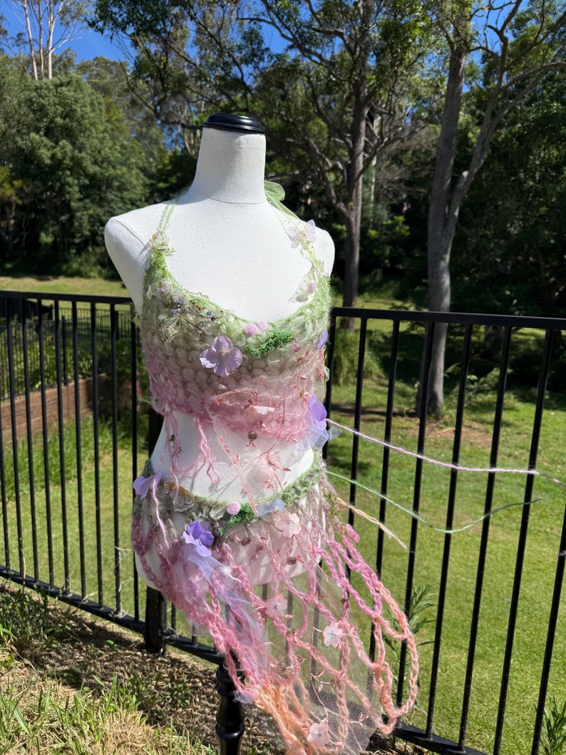 Ethereal Faerie Outfit. Tiny Butterflies Toadstools Forest Nymph Fairy ...