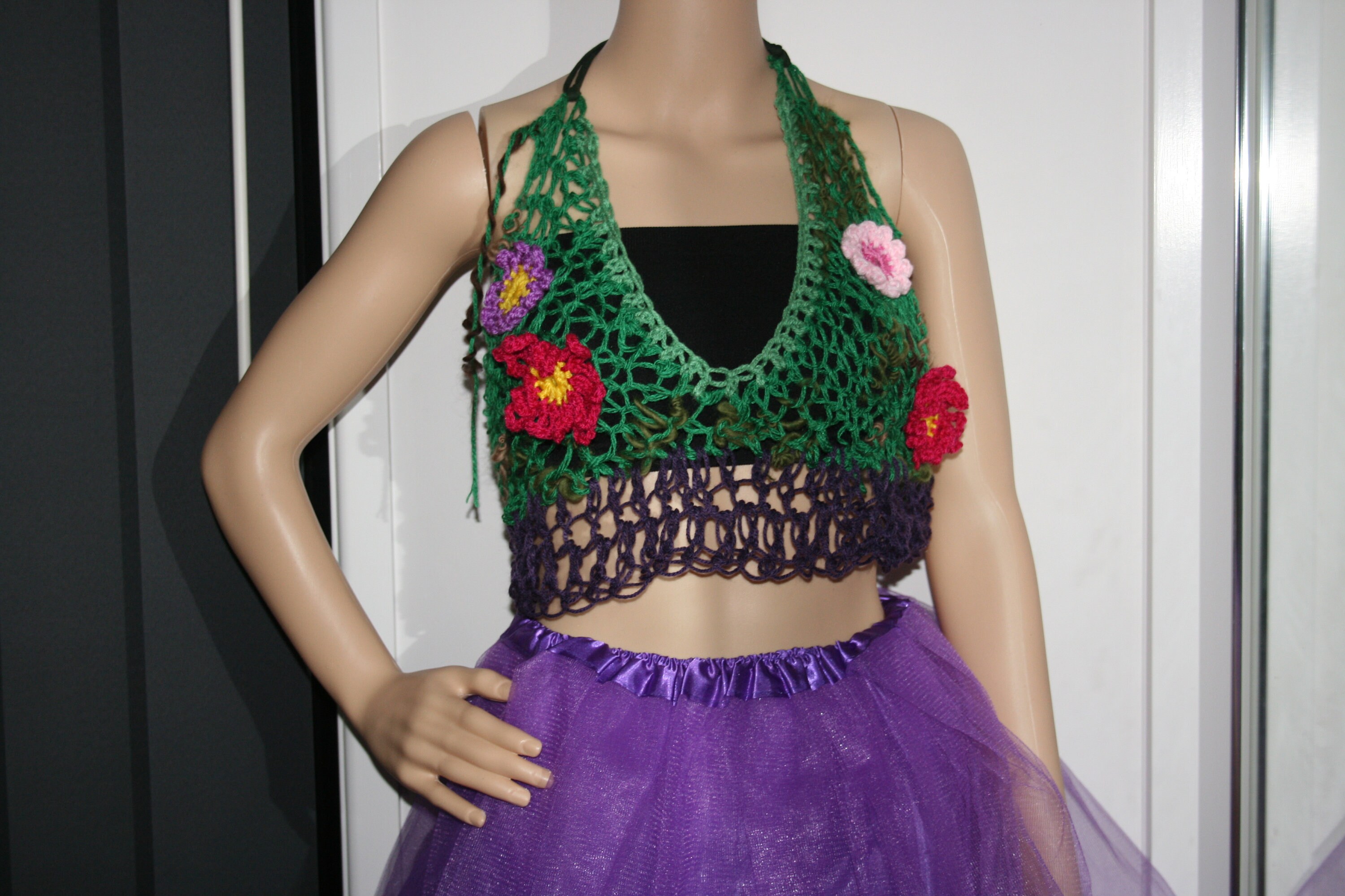 Boho Nature Forest Fairy Top. With Mixed Soft Hand Spun Art - Etsy UK