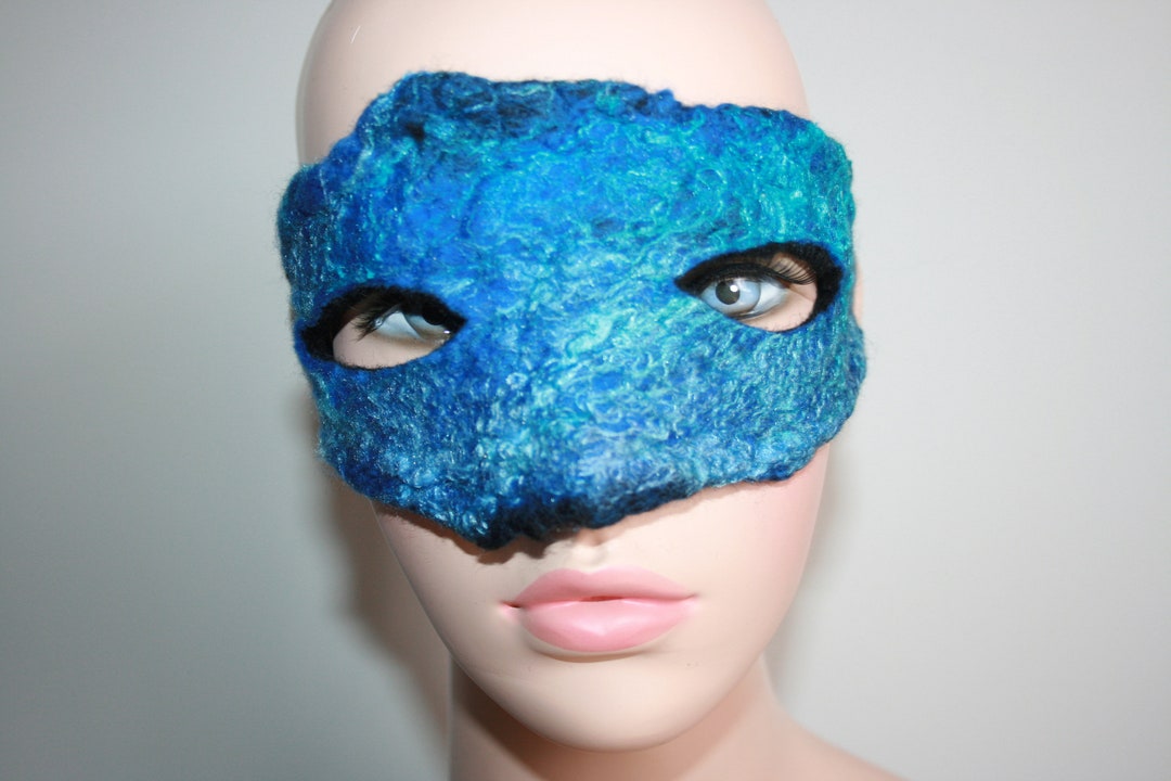 Felted Butterfly Masquerade Forest Face Accessory. Unique OOAK. Wet ...