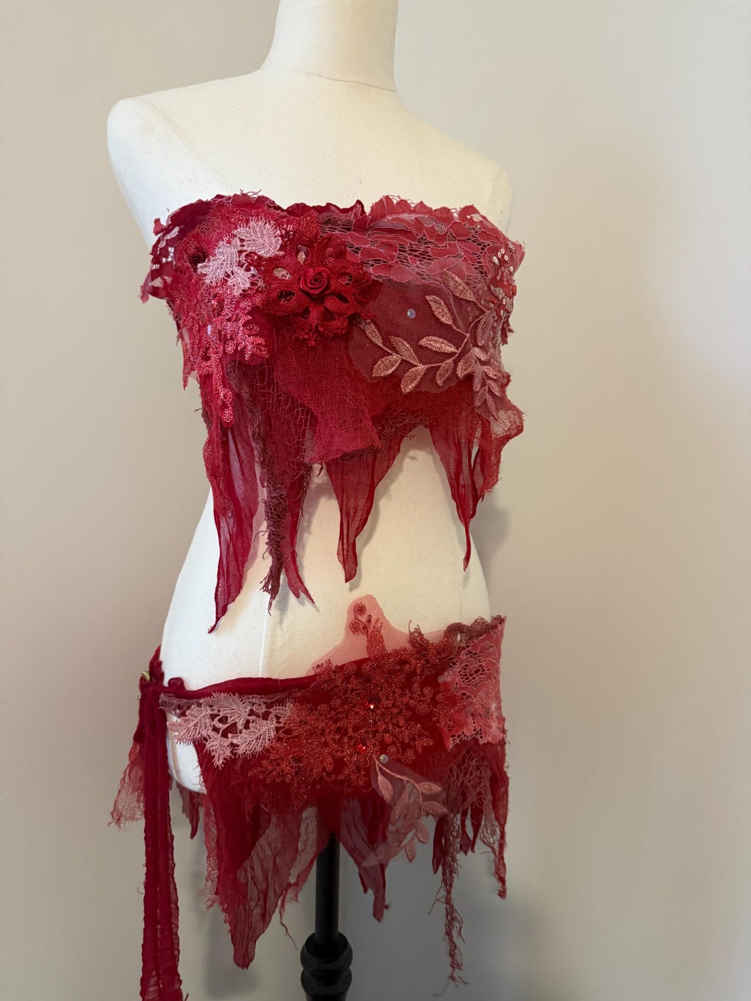 Custom Made to Orderbeautiful Ethereal Outfit Fairy Tale Textile Art to ...