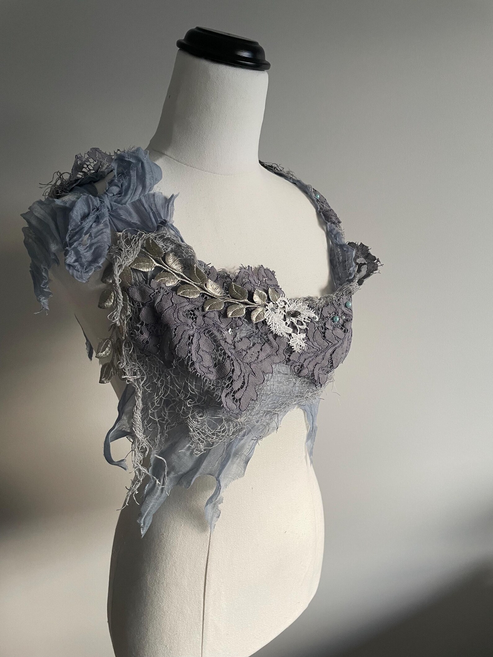 Beautiful Ethereal Outfit Fairy Textile Art to Wear Top. Small. Size ...