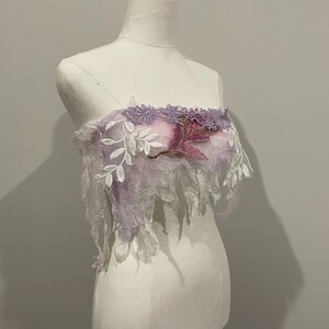 Beautiful Ethereal Top! Fairy Tale Textile Art to Wear Top. Small. Size ...