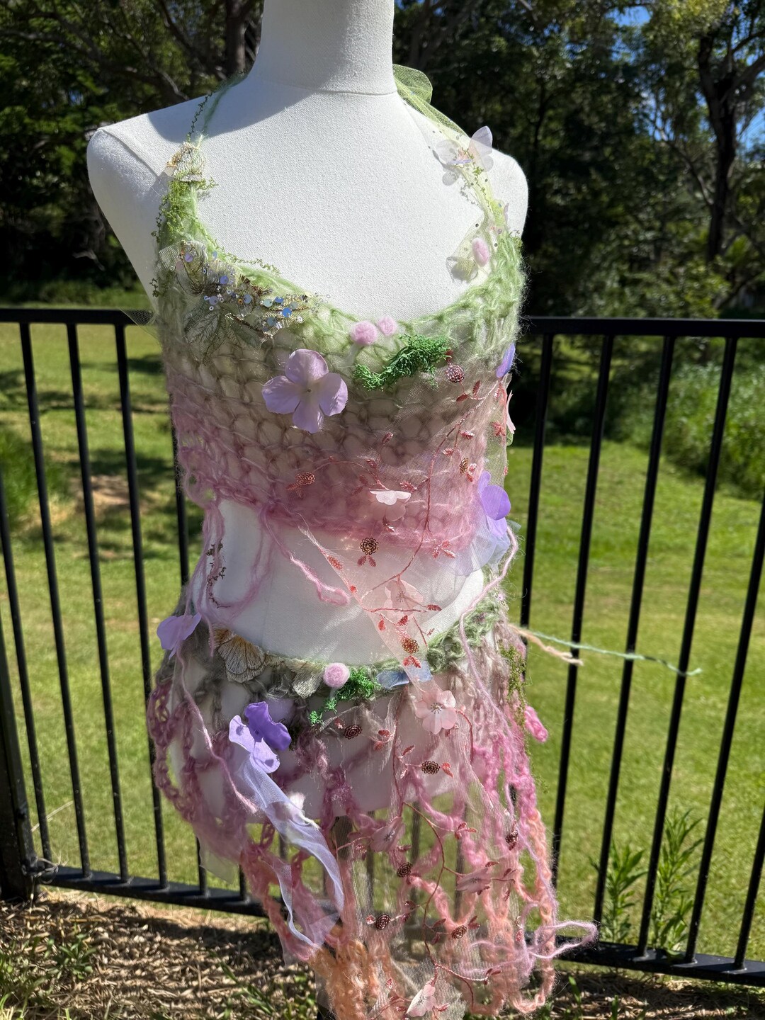 Ethereal Faerie Outfit. Tiny Butterflies Toadstools Forest Nymph Fairy ...