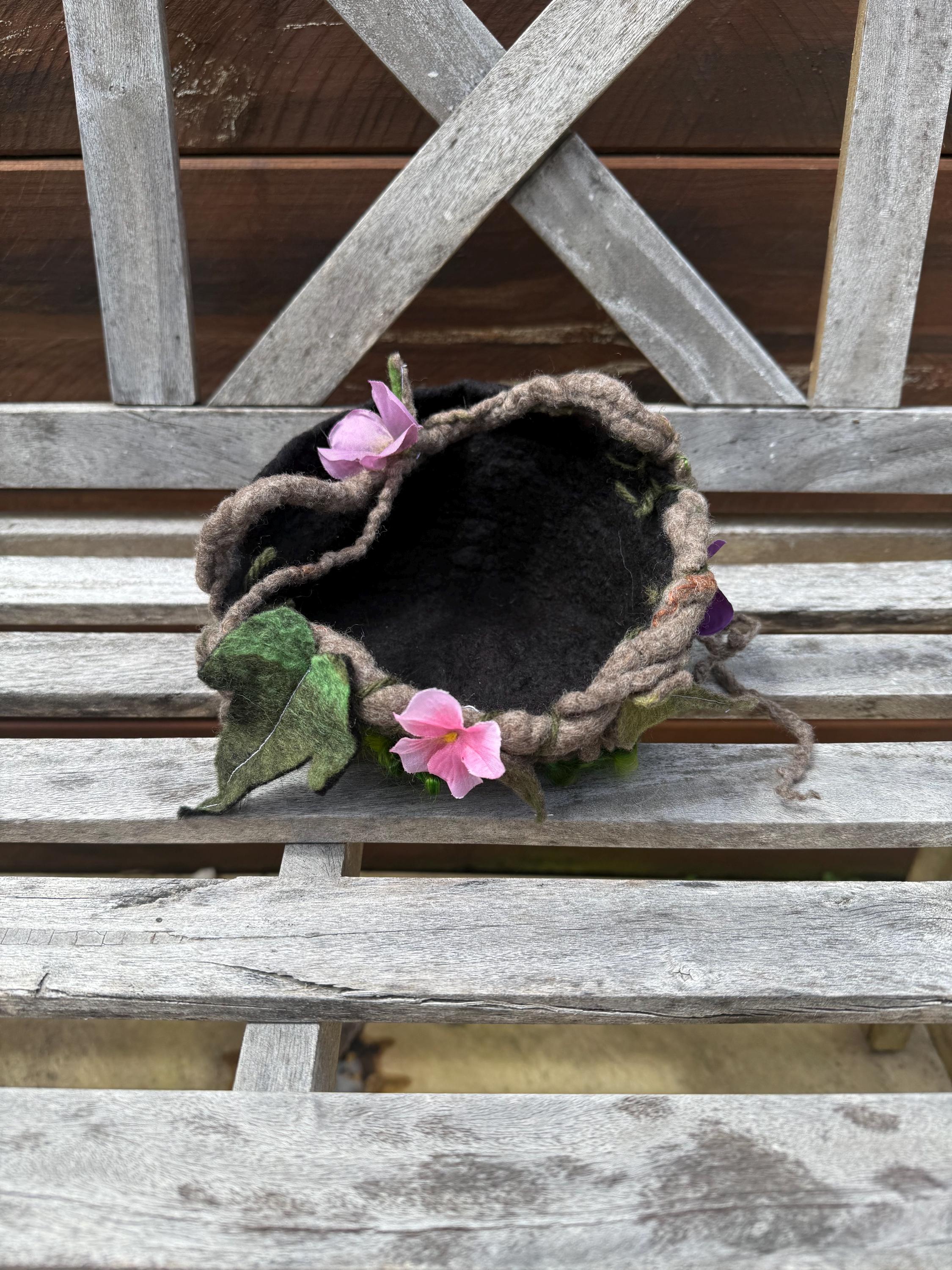 Beautiful Felted Bird Nest. Woodland Fairytale. Made by Myself With ...