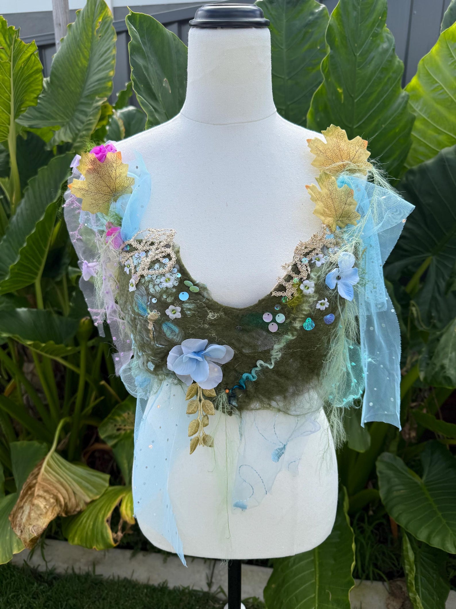 Ethereal Dragonfly Bra Top, Size 12C, Fairy Tale Wearable Art - Etsy