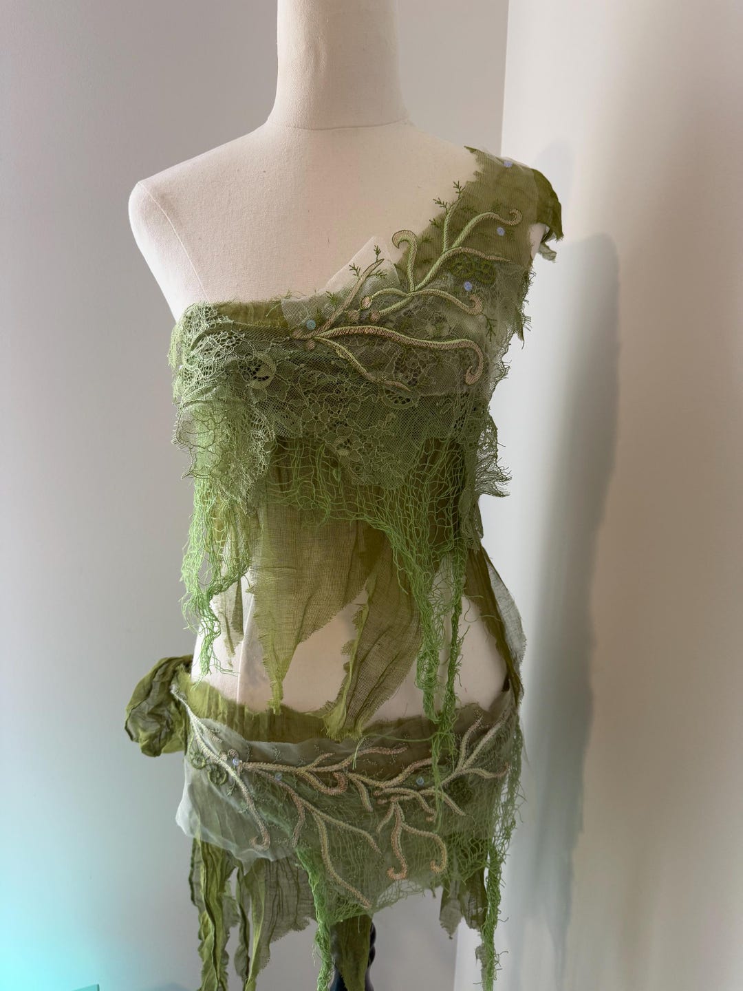 Beautiful Ethereal Outfit! Fairy Tale Textile Art to Wear Top and Skirt ...