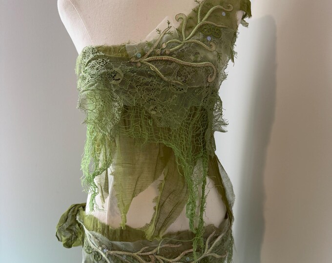 Beautiful Ethereal Outfit! Fairy Tale Textile Art to Wear Top and Skirt ...