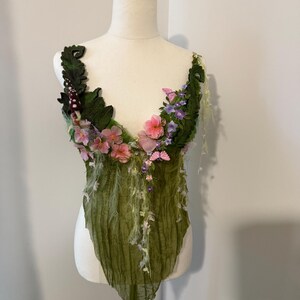 Beautiful Felted Woodland Fairy Goddess Embellished Bra Top. Fairytale ...