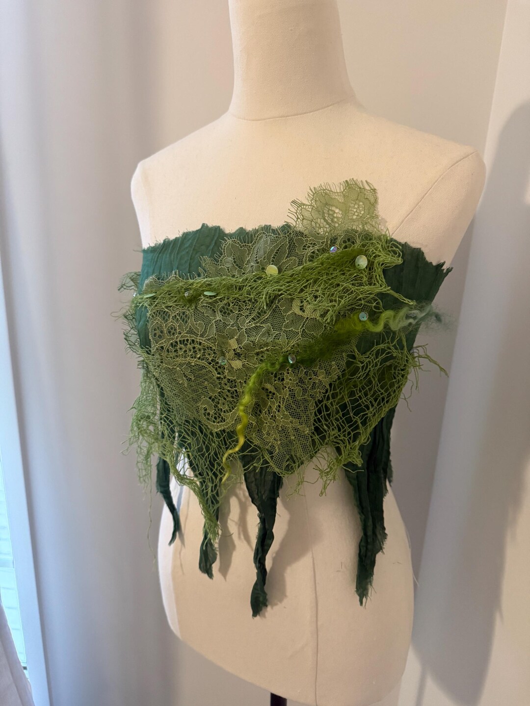 Beautiful Ethereal Top! Fairy Tale Textile Art to Wear Top. Medium ...