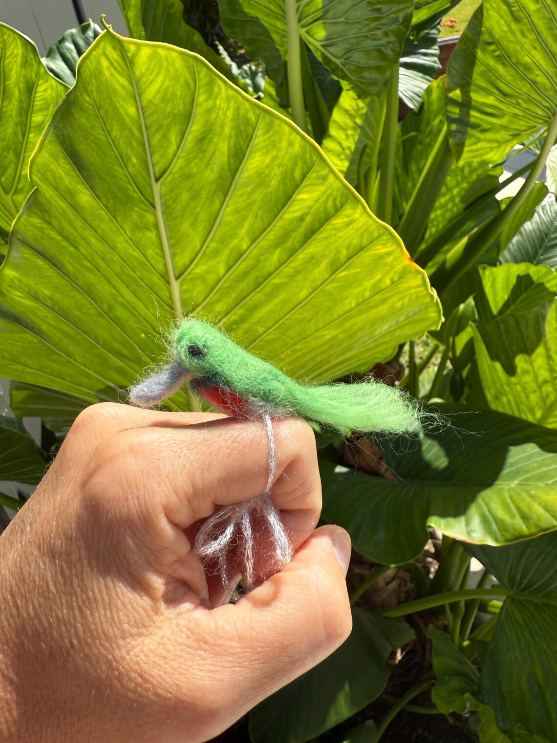 Lovely Teeny Tiny Hummingbird Ring. Needle Felted. Very Soft Australian ...