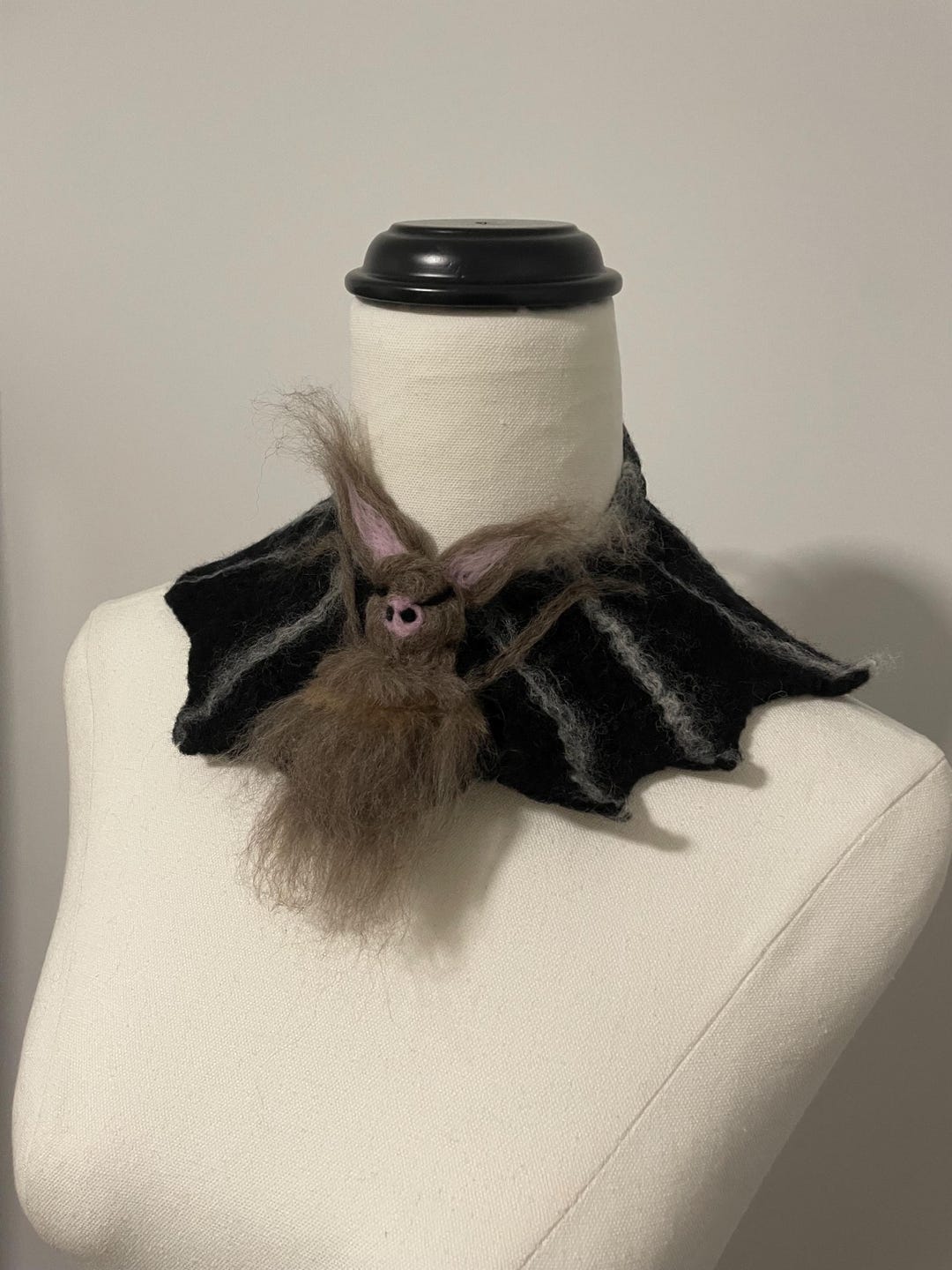 Beautiful Felted Bat Neck Warmer. Woodland Fairytale. Made by Myself ...