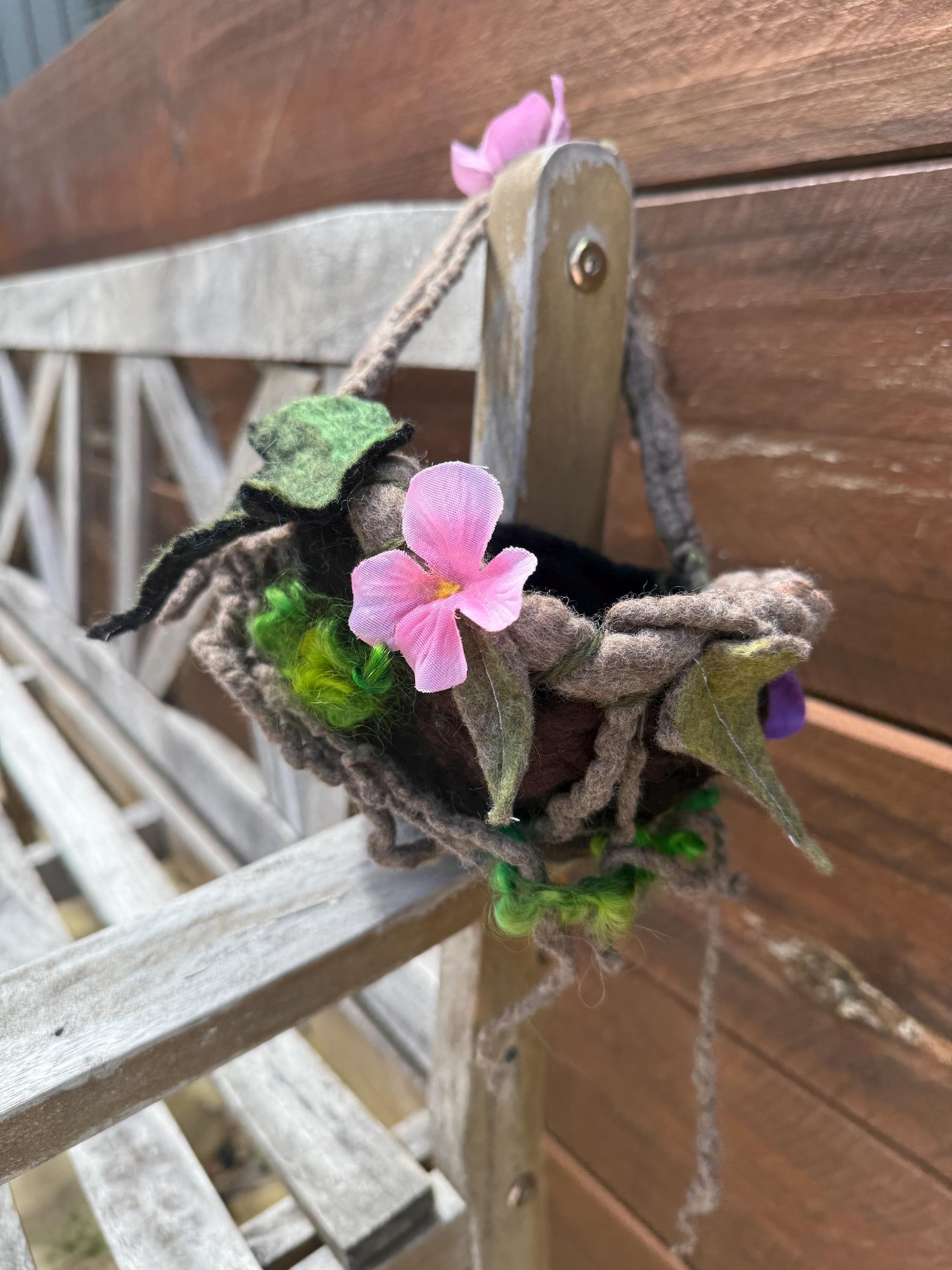 Beautiful Felted Bird Nest. Woodland Fairytale. Made by Myself With ...