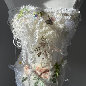 Patchwork Fairy Festival Ethereal Outfit! Textile Art to Wear Top and ...