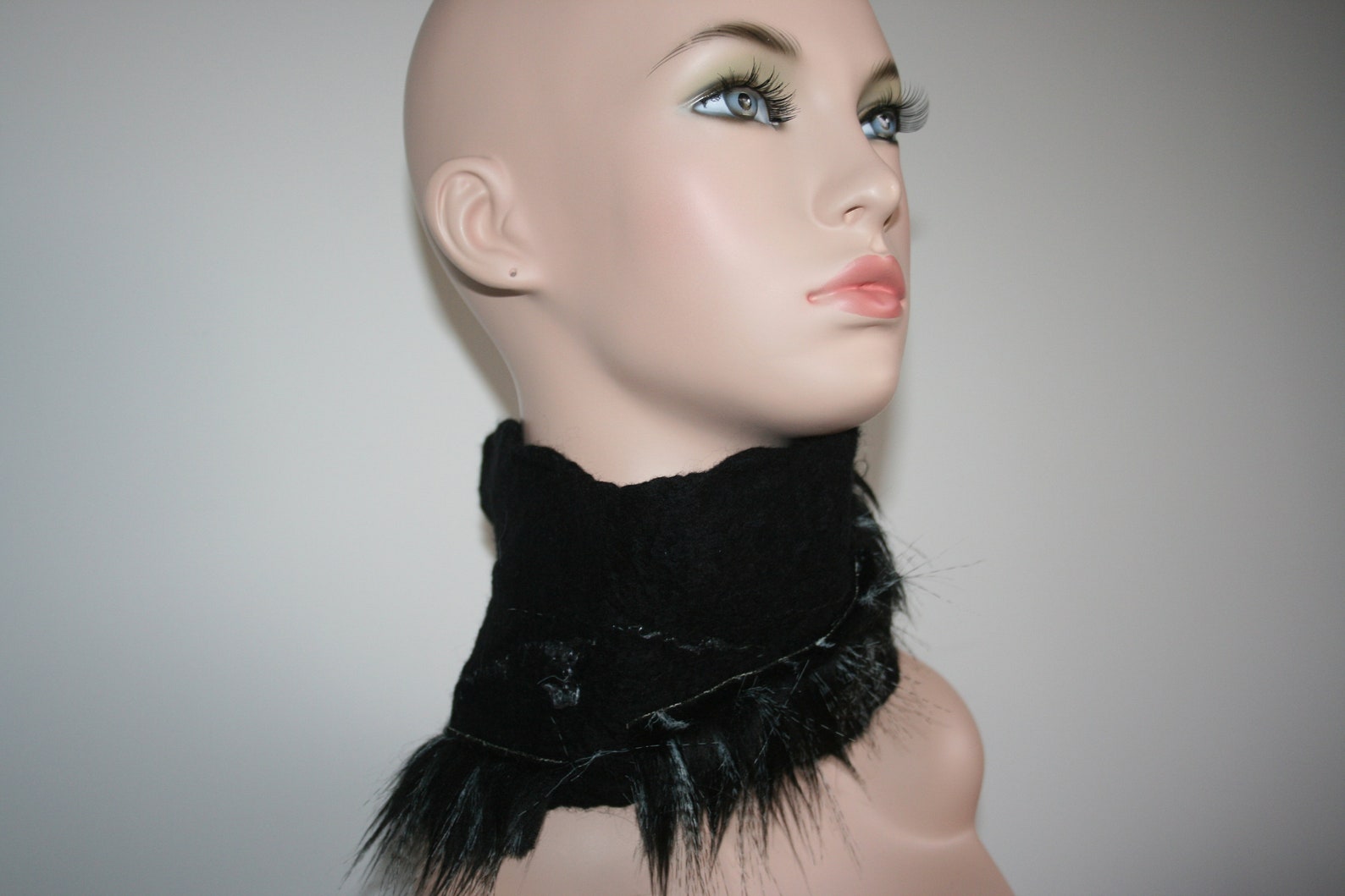 Tribal Cave Fluffy Neck Warmer. Woodland. Gorgeous Soft Faux Fur. Soft ...