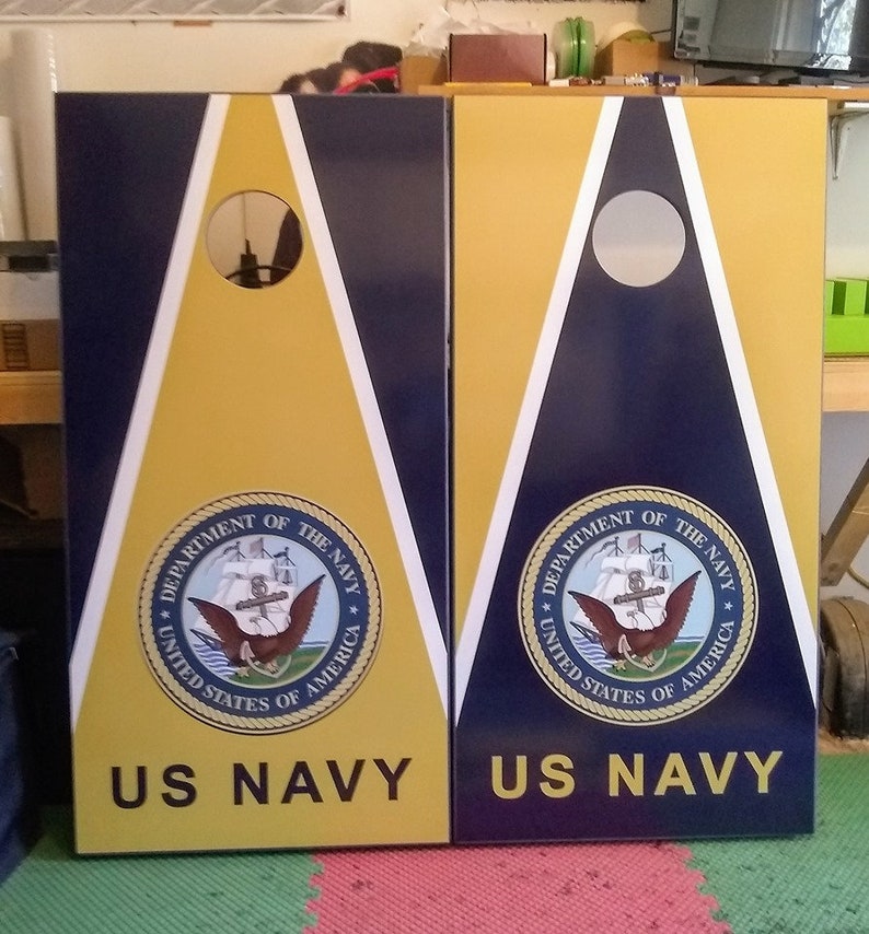 United States Navy Cornhole Boards | Etsy
