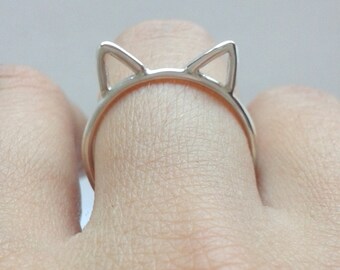 Cat ring | Etsy