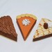 Pie Slice Magnet, Miniature Polymer Clay Food, Polymer Clay Magnet ...