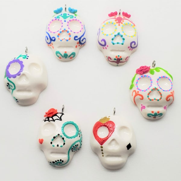 Polymer Clay Skull - Etsy