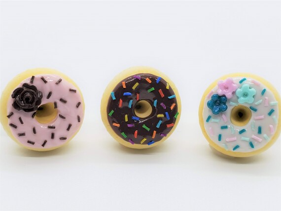 Doughnut Pin Polymer Clay Food Polymer Clay Pin Polymer - Etsy