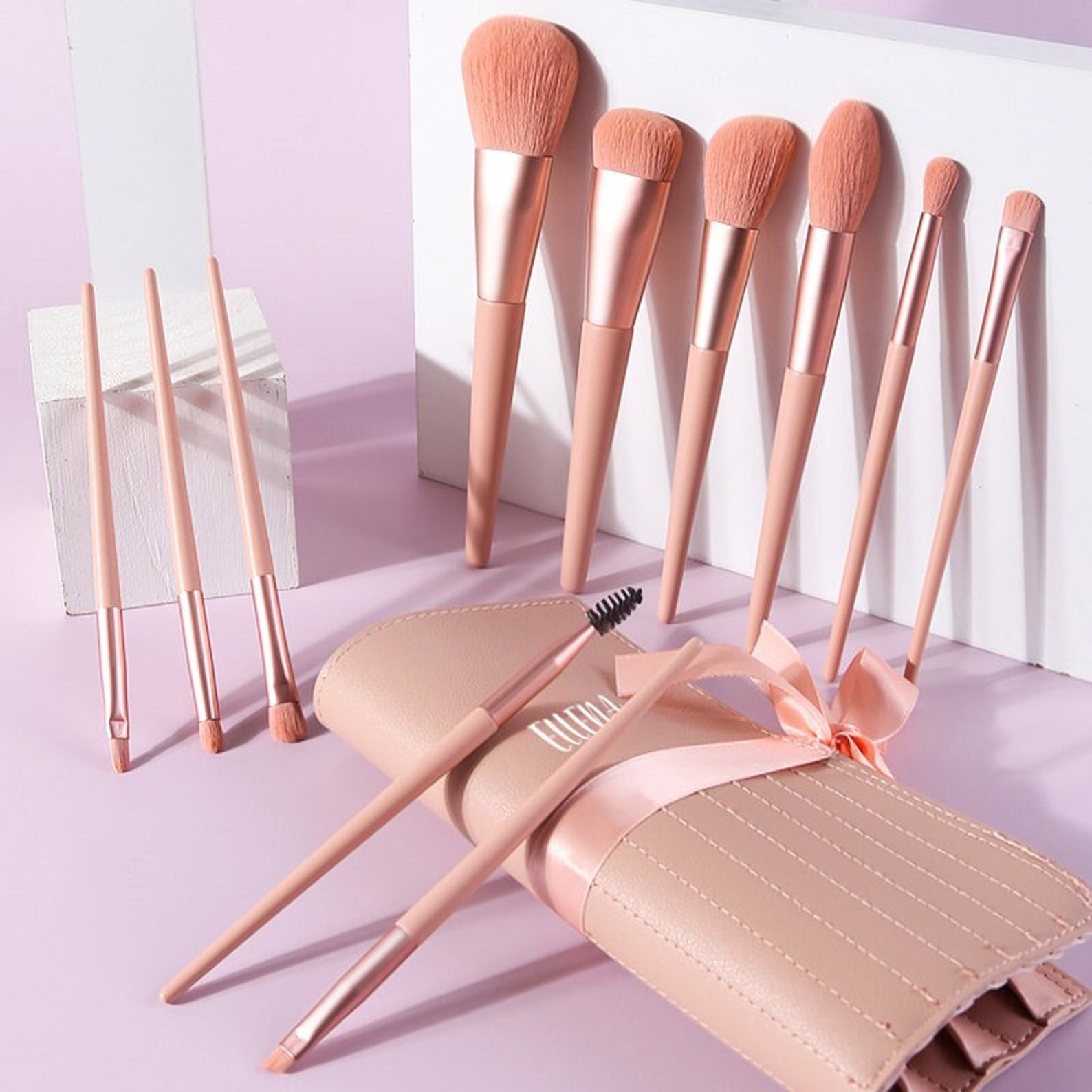 11pcs Make-up Brushes Face Powder Blusher Foundation Contour Brush Set ...