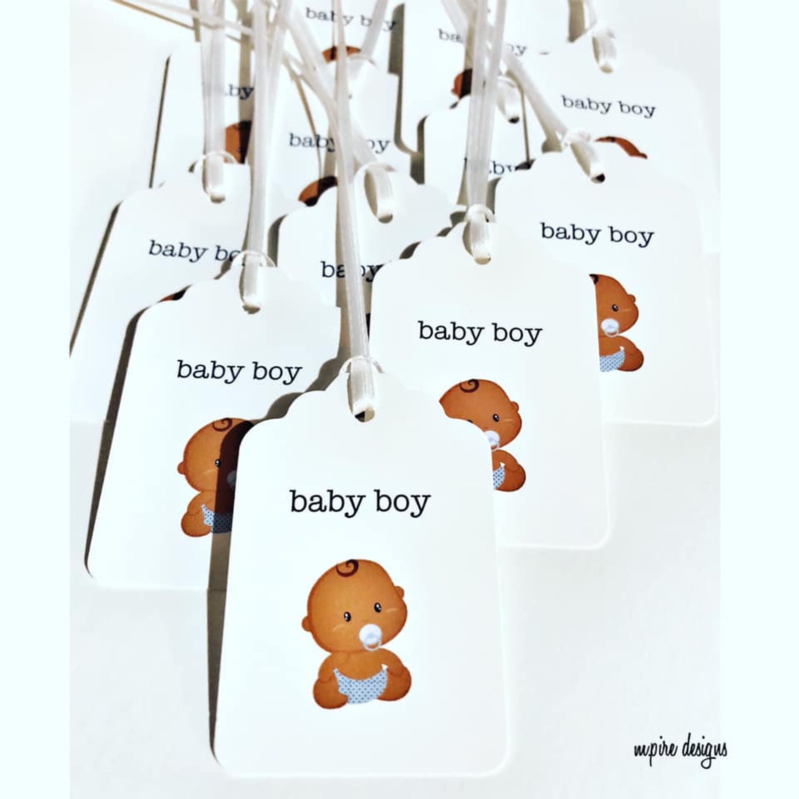 Baby Boy Tags, Baby Boy Favor Tags, Baby Shower Tags, Baby Shower Favor ...