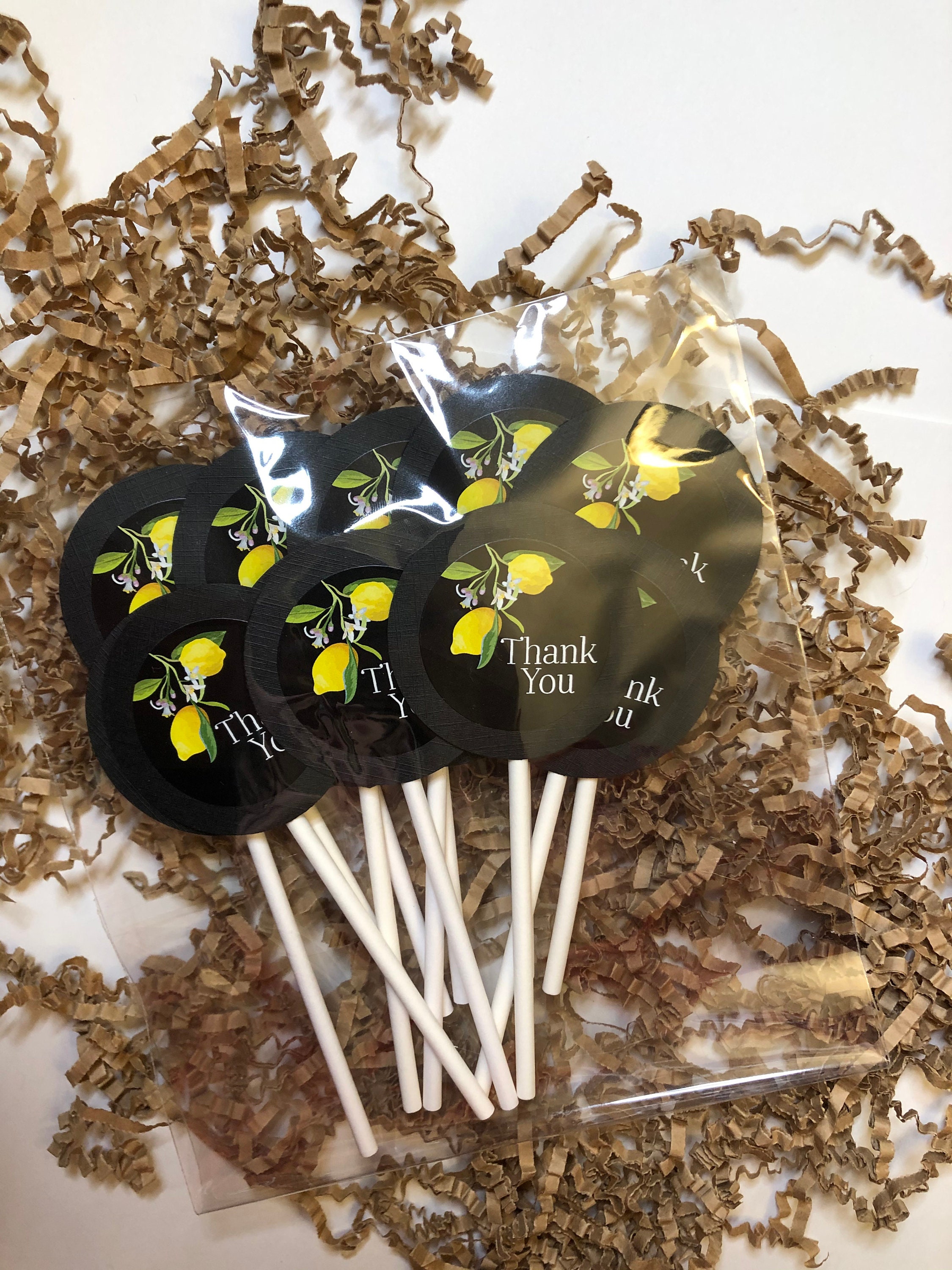 Thank You Cupcake Toppers, Cupcake Toppers, Party Cupcake Toppers ...