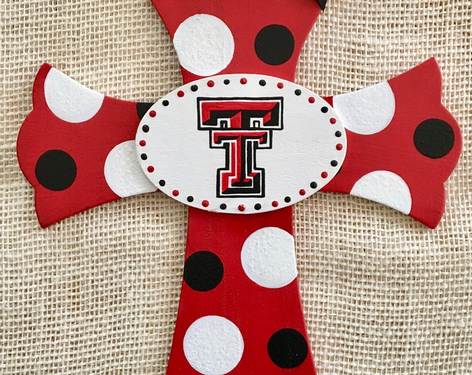 Custom Wooden Cross Team Themed Cross Hand Painted | Etsy