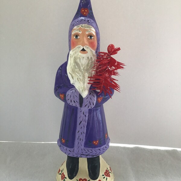 Chalkware Santa - Etsy