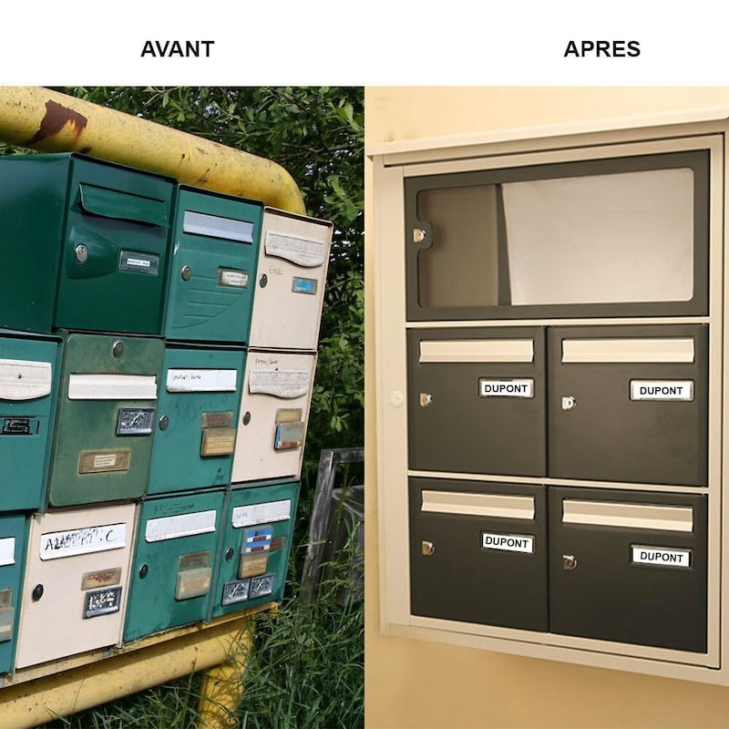 Printed Mailbox Label - Etsy