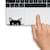Cute Cat Trackpad Stickers Black or White Cat MacBook Apple Cute Cat ...