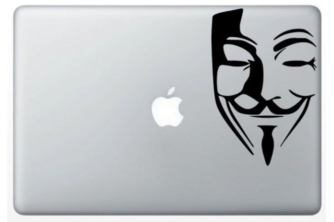 Stickers MacBook Anonymous - Etsy