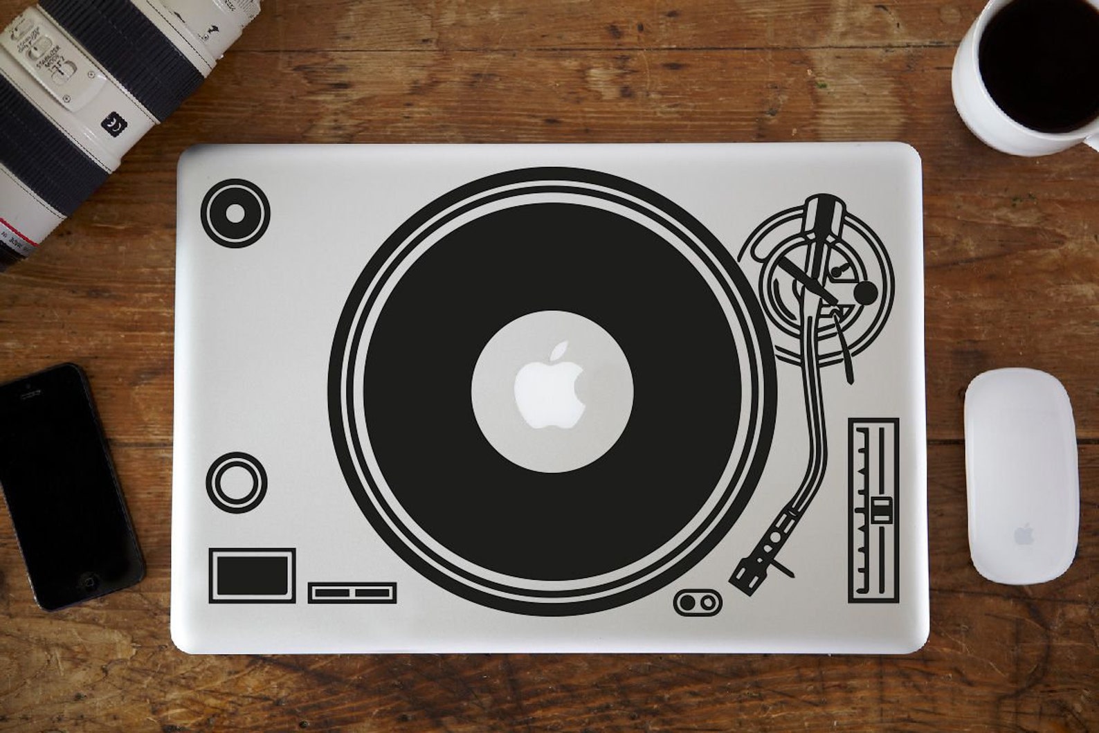 DJ Platinum Sticker for MacBook Air and Pro Stickers Made in France - Etsy