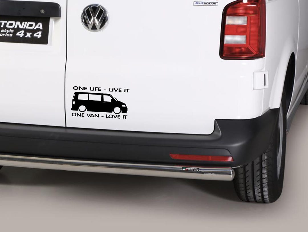 Sticker for Van One Life Live It - One Van Love It Volkswagen ...