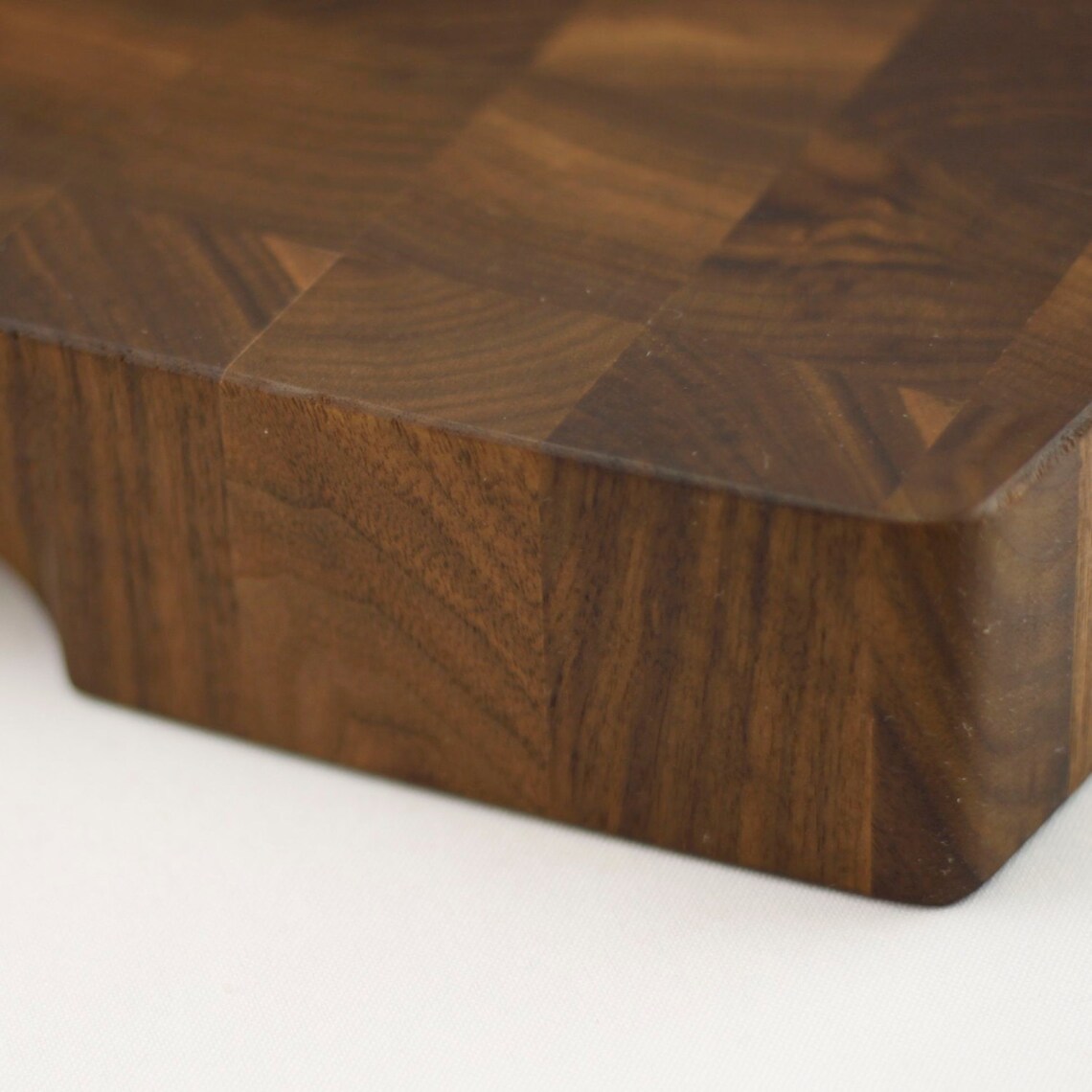 Walnut Chopping Block End Grain Wood Cutting Board Butcher - Etsy